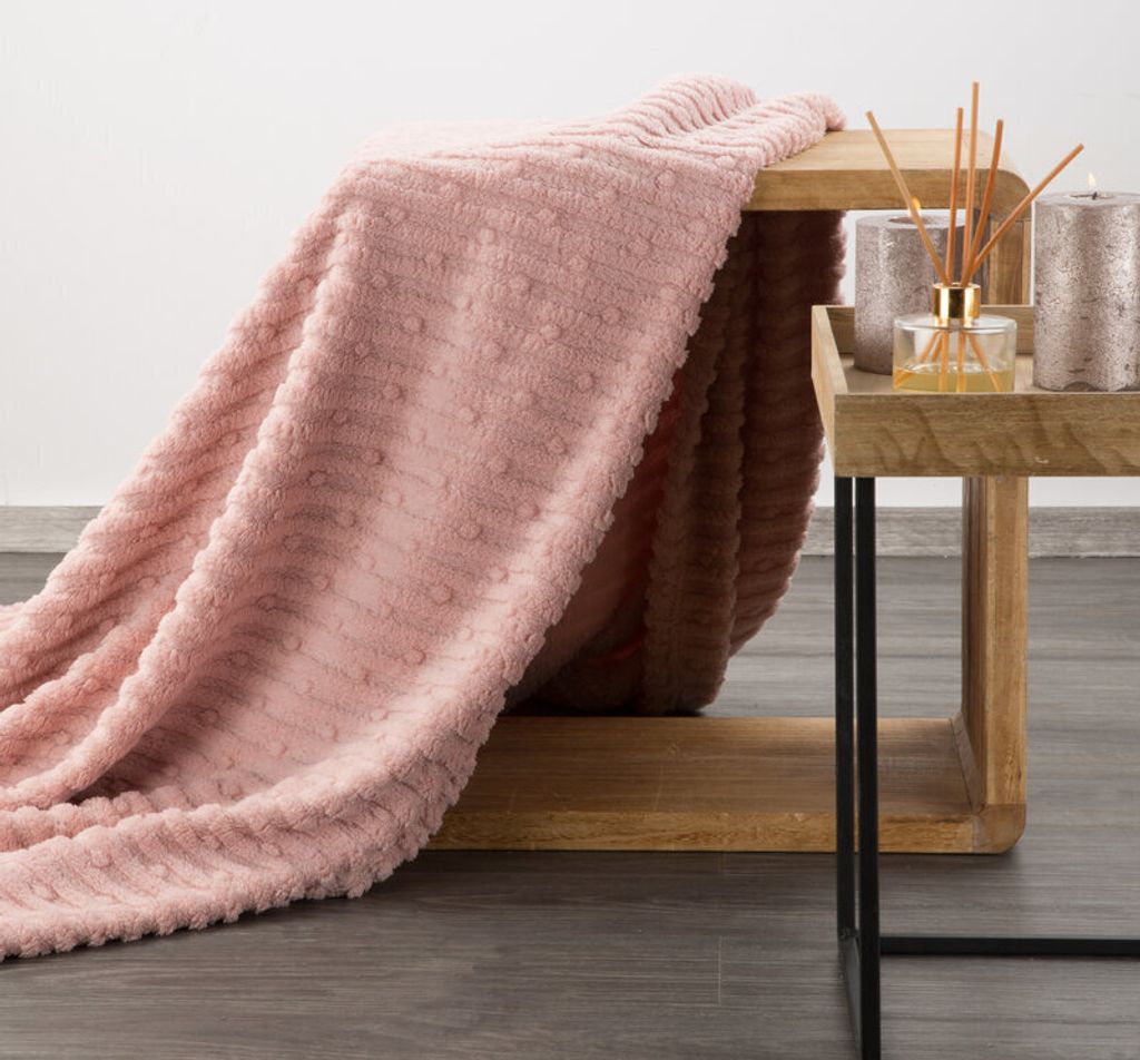 Design91 Decke LISA altrosa 130x170 cm | Kaufland.de