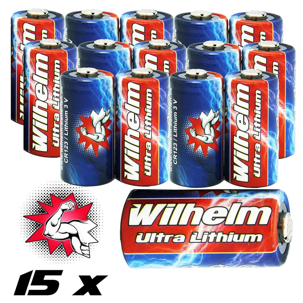 15 x CR123 WILHELM 3V Lithiumbatterie CR123A | Kaufland.de