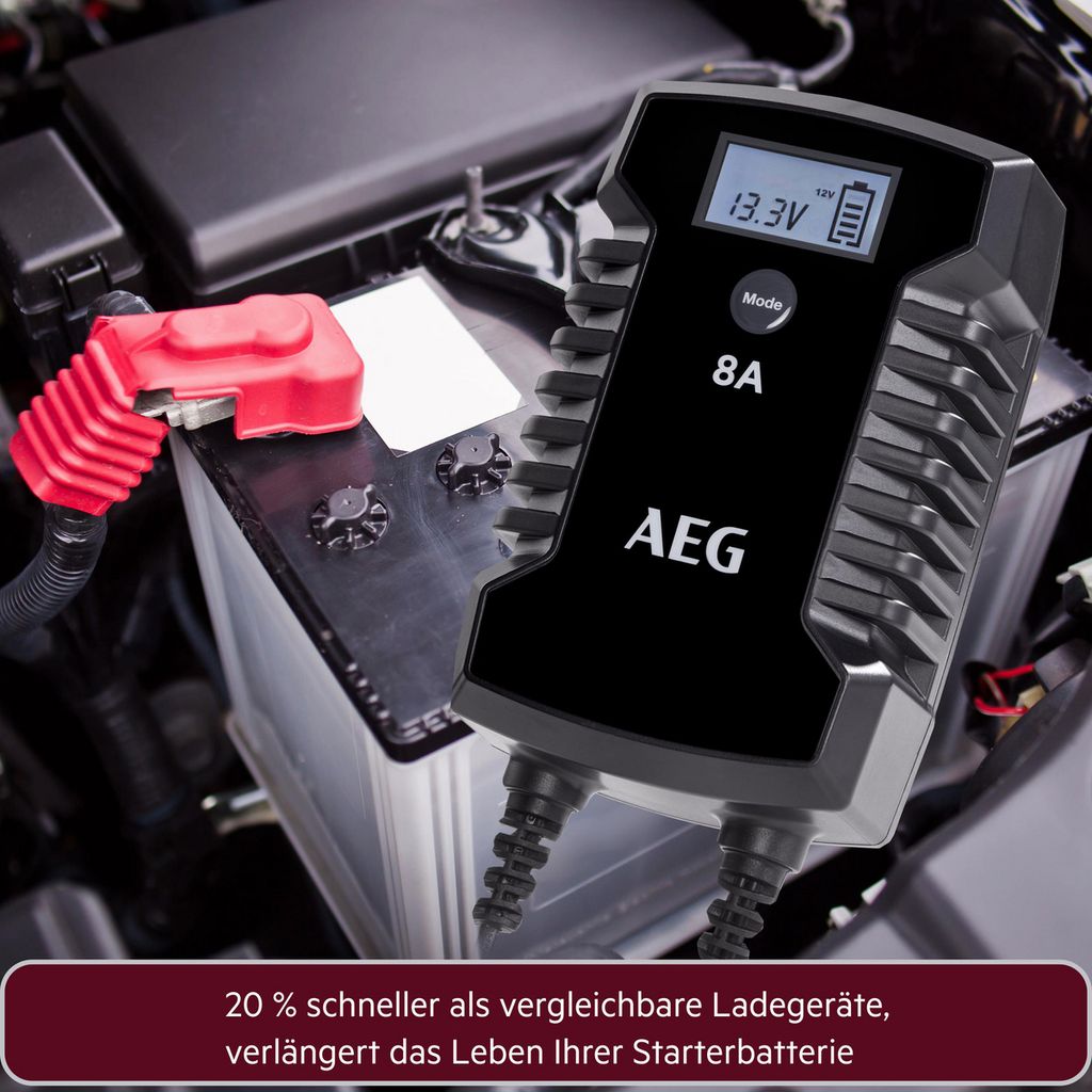 AEG LD8 10618 Nabíječka do auta 12 V, 24 V 8 | Kaufland.cz
