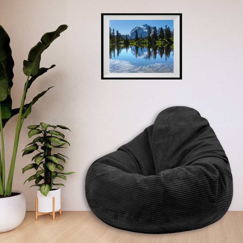 Bean Bag 90x90x100 cm Sitzsack mit Lehne und | Kaufland.de