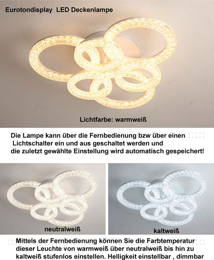 LED stropné svietidlo DXY-3+3 62cm stropné | Kaufland.sk