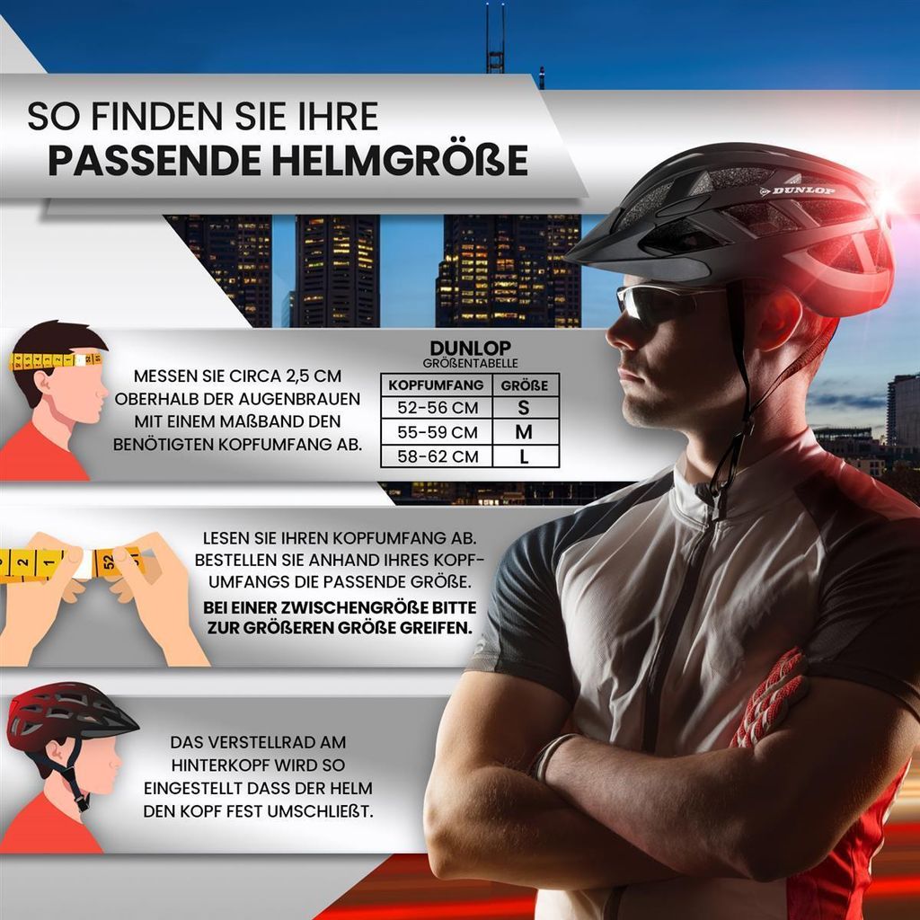 Fahrradhelm mit Licht - Sofort gesehen Werden | Kaufland.de