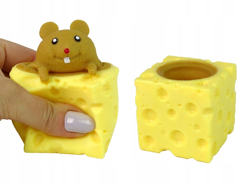 Myš V Squishy Squishy Cheese Smyslová Myš Po | Kaufland.cz