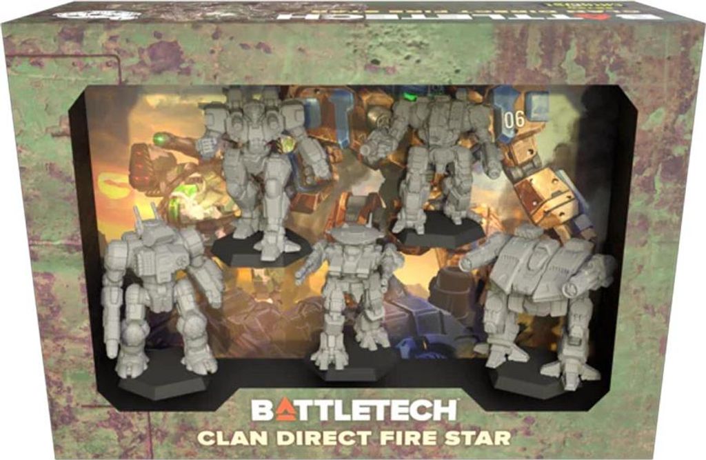 BattleTech Clan Direct Fire Star - Jeu de miniatures