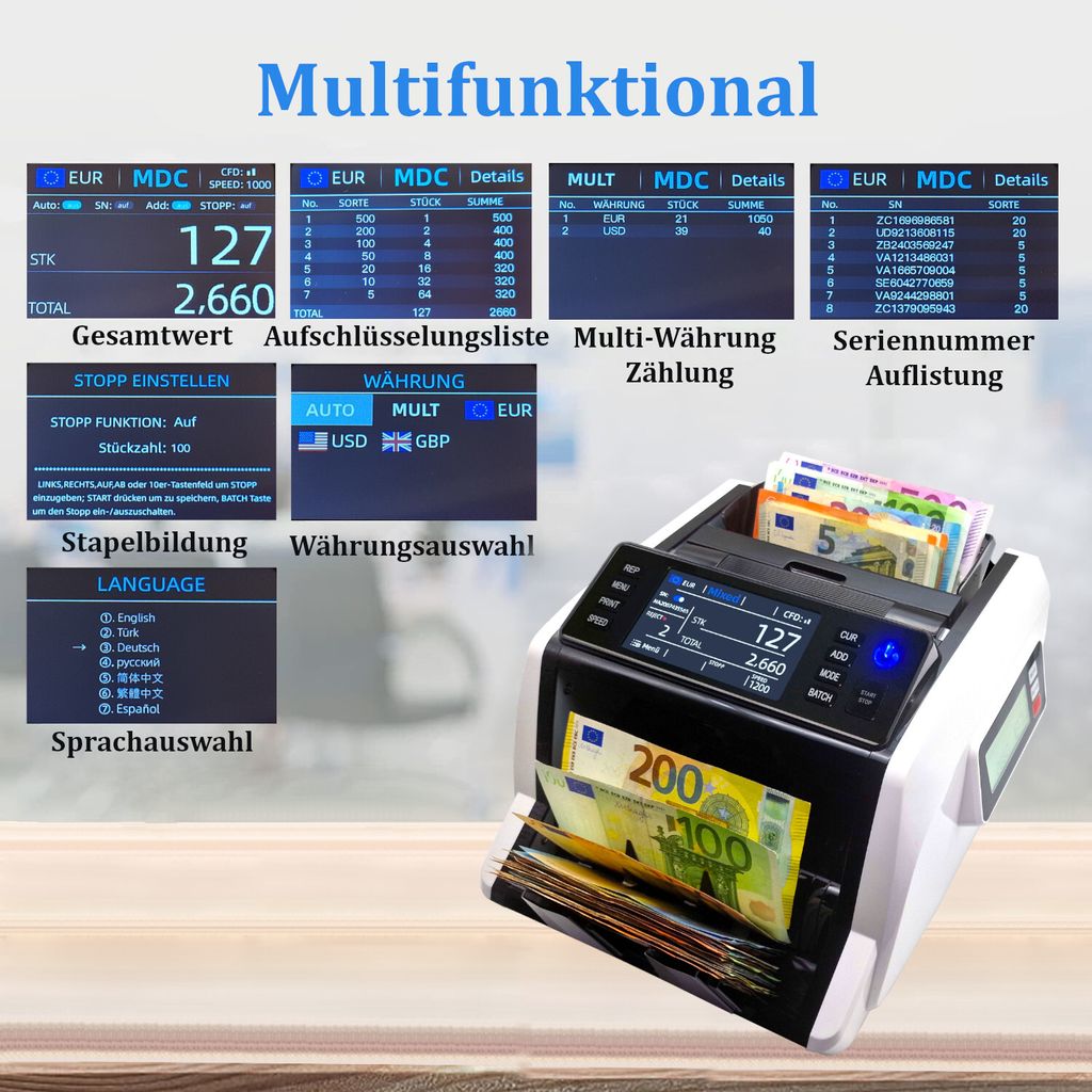 BEITZ BS-910 Geldzählmaschine Scheine | Kaufland.de