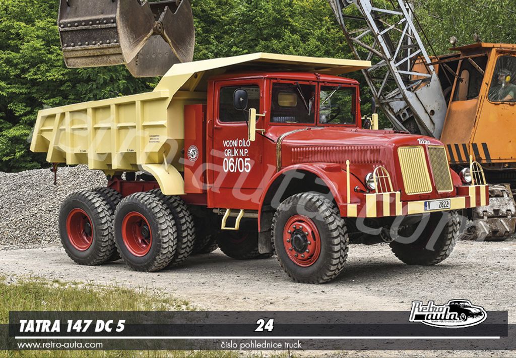 Pohlednice TRUCK č. 24 - TATRA 147 DC 5 (1957 | Kaufland.cz
