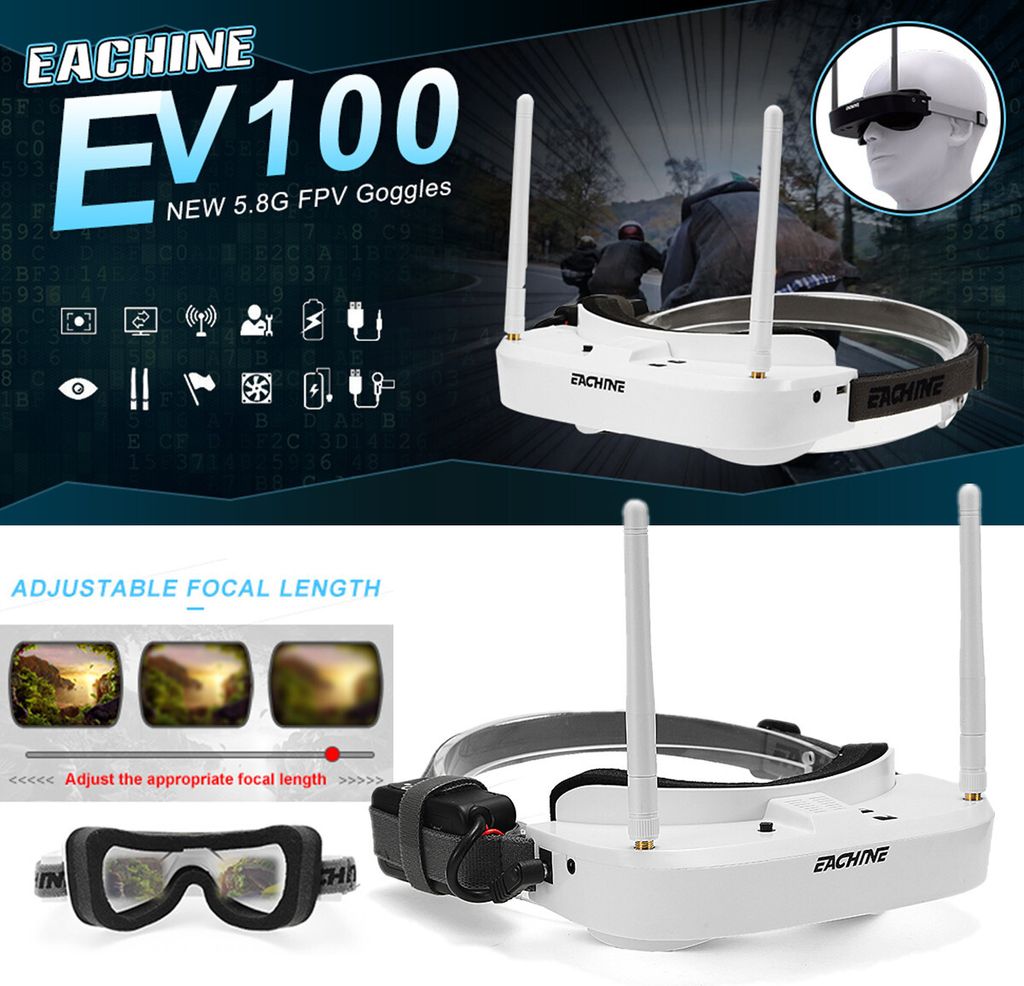 Eachine EV100 720 * 540 5,8G 72CH FPV brýle s | Kaufland.cz