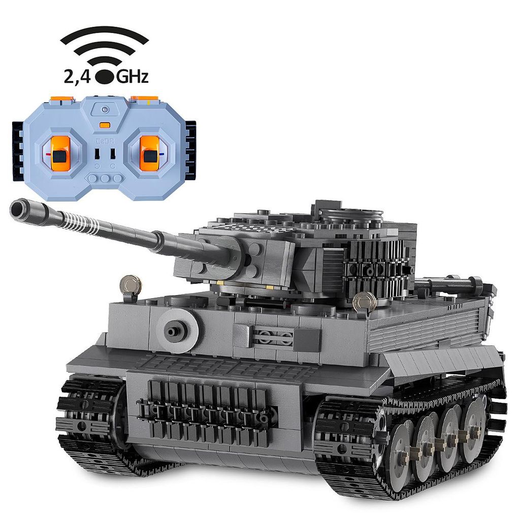 Jamara CaDA tank Tiger 1:35 sivý 2,4 GHz Brick
