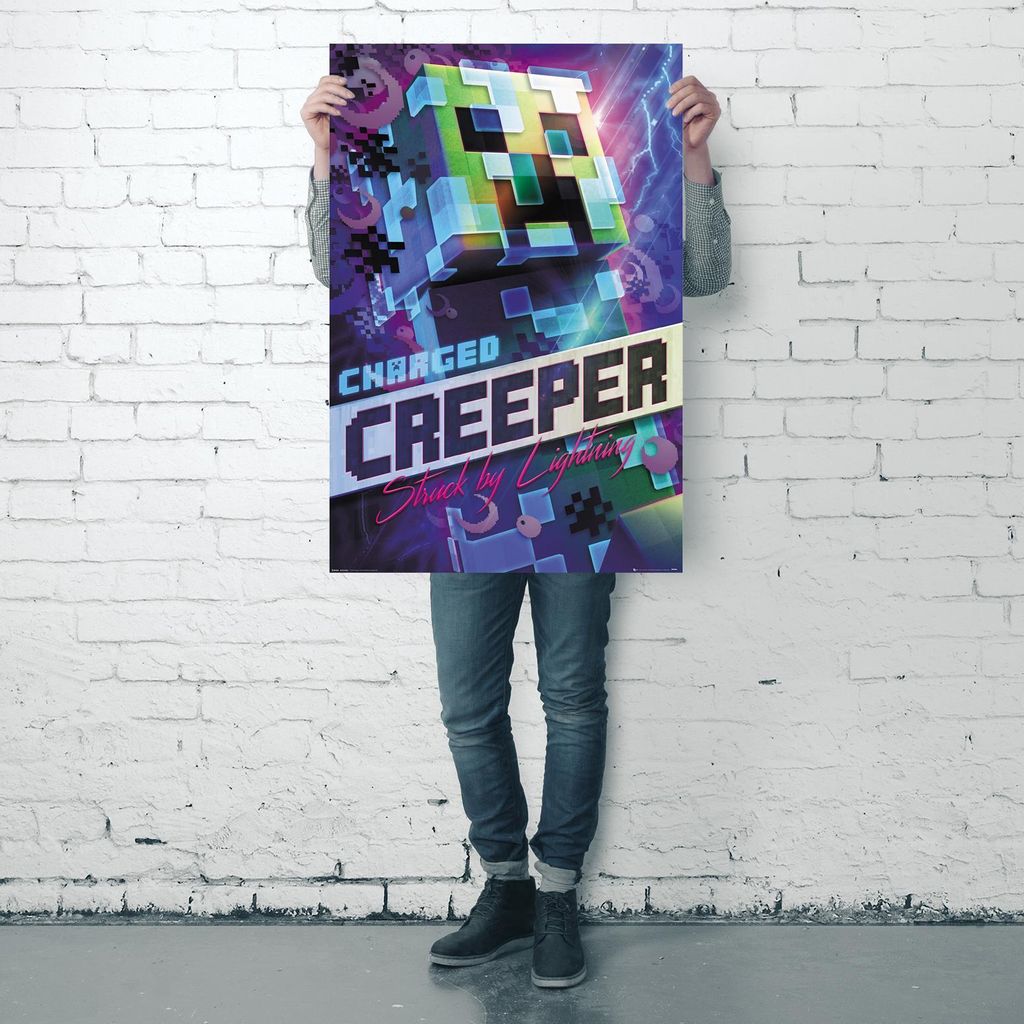 Minecraft Poster Charged Creeper 91,5 x 61 cm | Kaufland.de