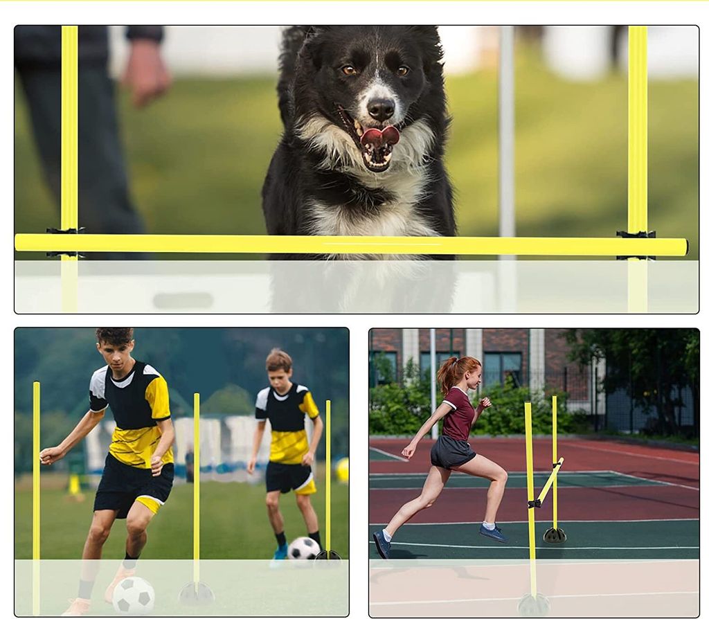 YARDIN Jumping Pole Set Agility Hurdle Set | Kaufland.cz