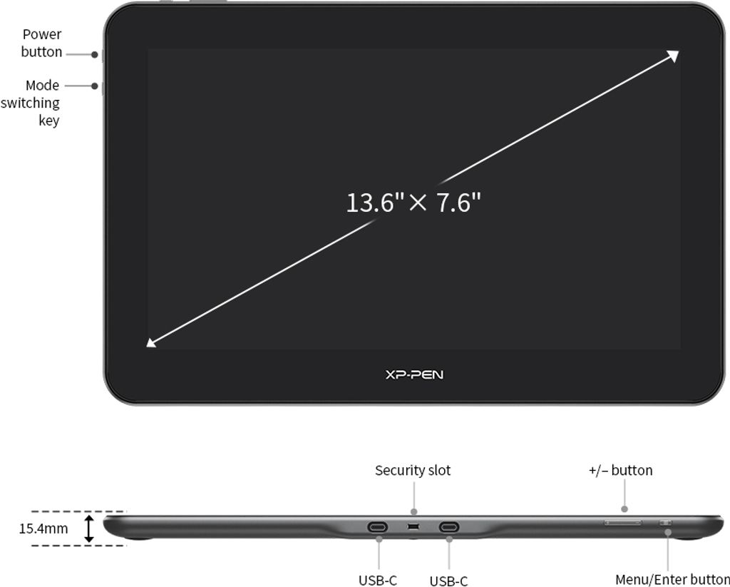 XP-PEN Artist Pro 16TP Grafiktablett 4K | Kaufland.de