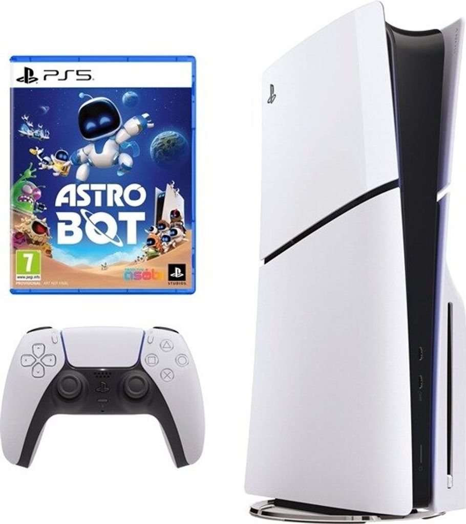SONY Playstation 5 SLIM Disc 1TB + Astro Bot Herné konzoly