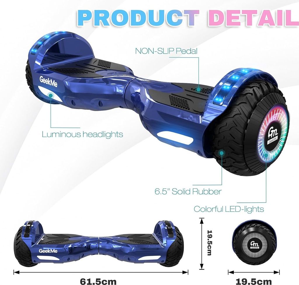 GeekMe Hoverboards 6,5 Zoll Dualmotorräder, | Kaufland.de