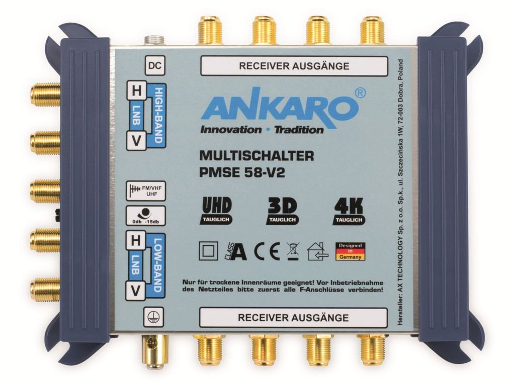 Ankaro SAT-Multischalter PMSE 58-V2, 5/8 | Kaufland.de