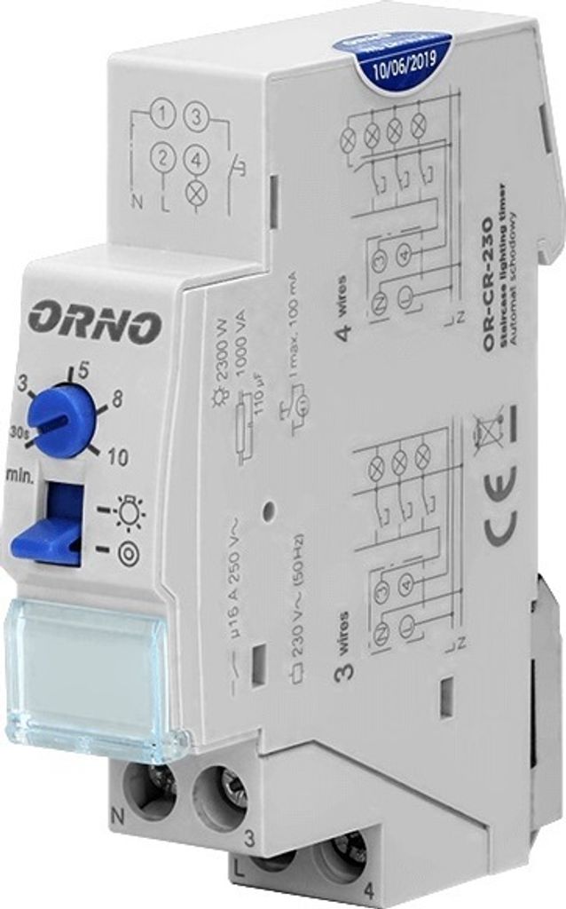 Relé ovládání schodišťového osvětlení ORNO | Kaufland.cz