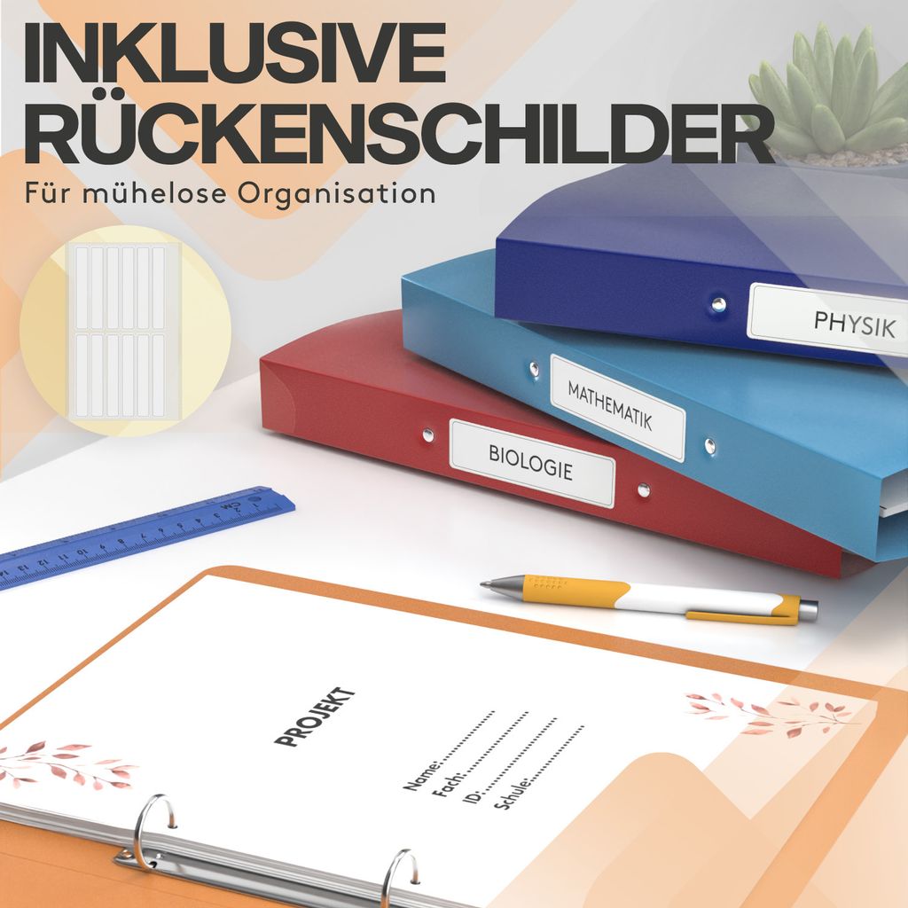 ACROPAQ - 12 x Ringbuch A4 - 2 Ringen, | Kaufland.de