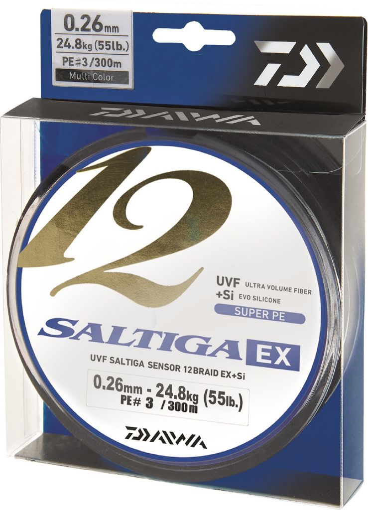 DAIWA SALTIGA 12 BRAID EX+SI, 600m, 0,26mm, | Kaufland.cz
