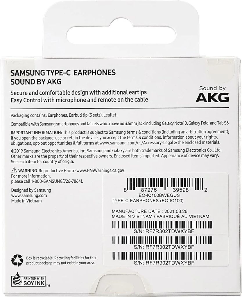 SAMSUNG AKG EO IC100B Earphones White Kaufland de SAMSUNG AKG EO IC100B Earphones White Kaufland de