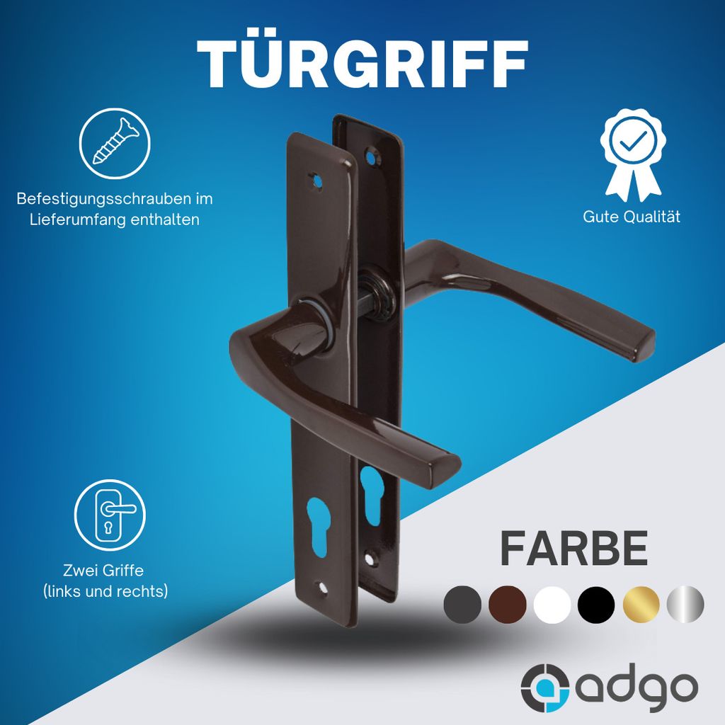 ADGO® 72 mm Türgriff mit Einsteckschloss | Kaufland.de