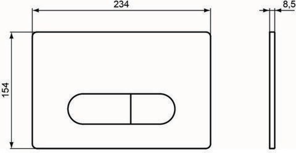IDEAL STANDARD R0115AA Betätigungsplatte M1 | Kaufland.de