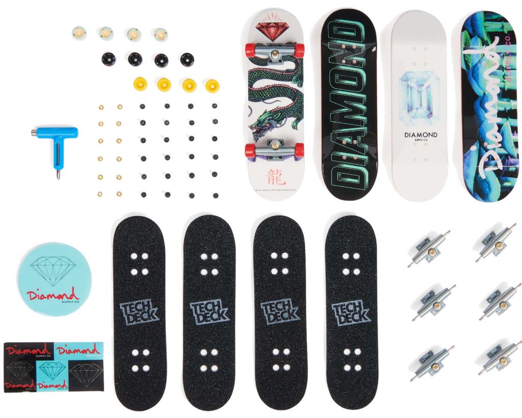 Diamond Tech Deck 4 balení barevných | Kaufland.cz