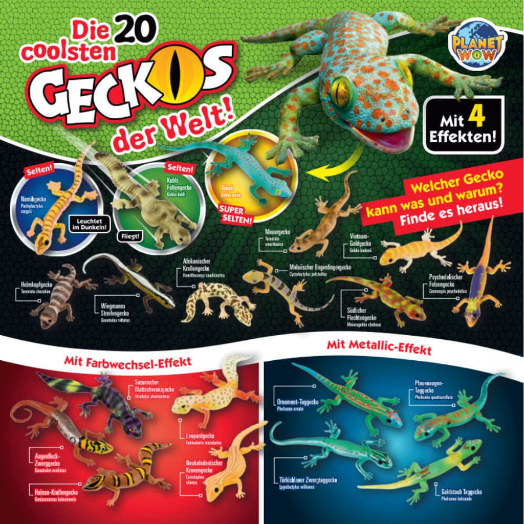 Blue Ocean Geckos Sammelfiguren 2023 - Planet | Kaufland.de