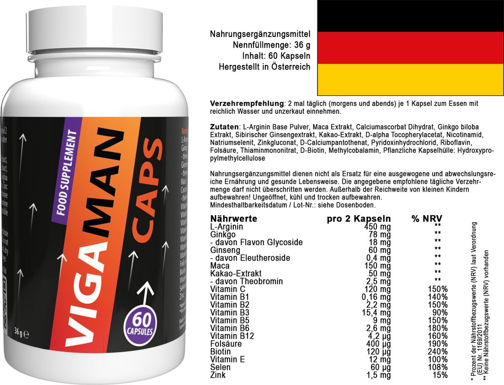 Vigaman Forte - 60 kapsúl Výživové doplnky | Kaufland.sk