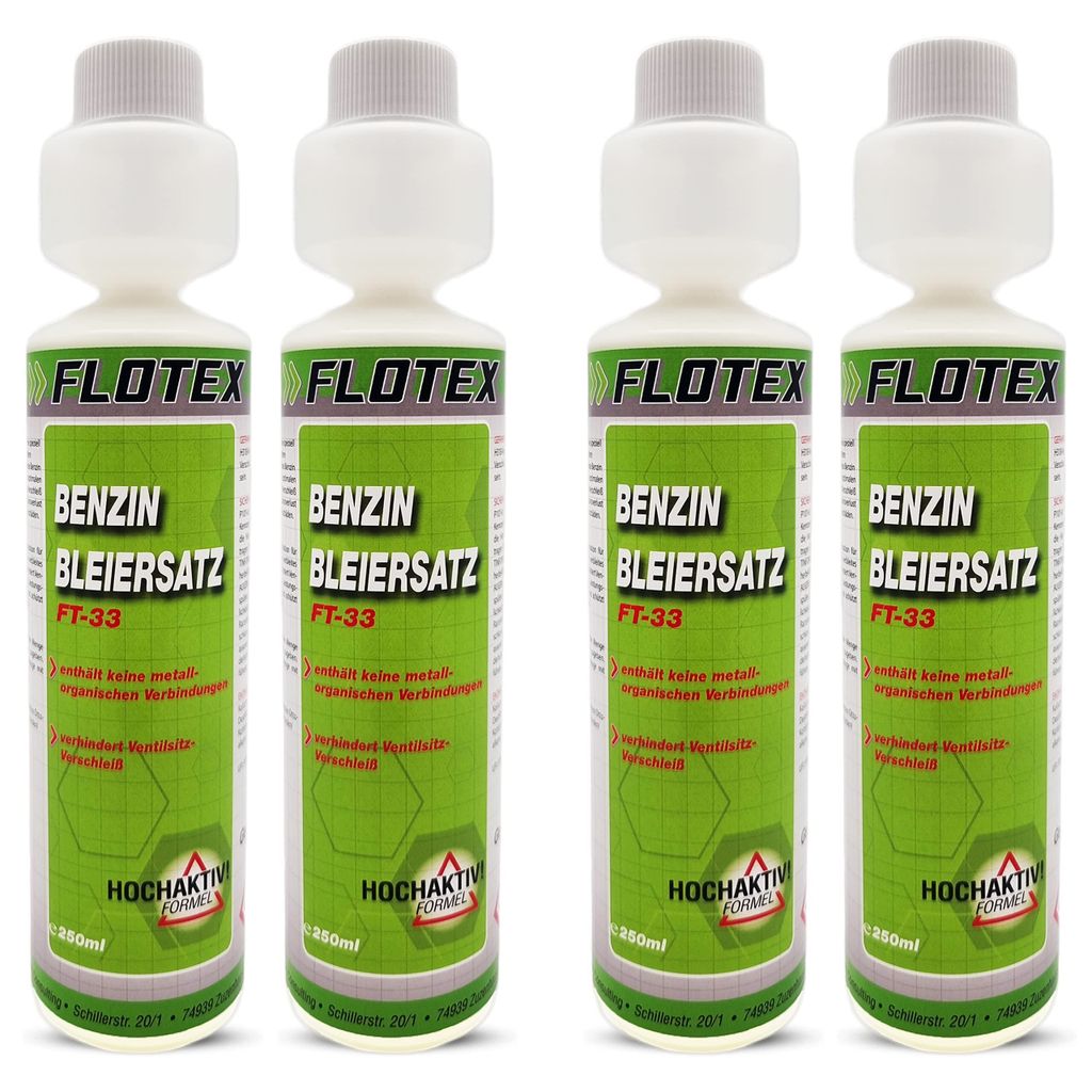 Flotex Benzin Bleiersatz, 4 x 250ml Additiv | Kaufland.de