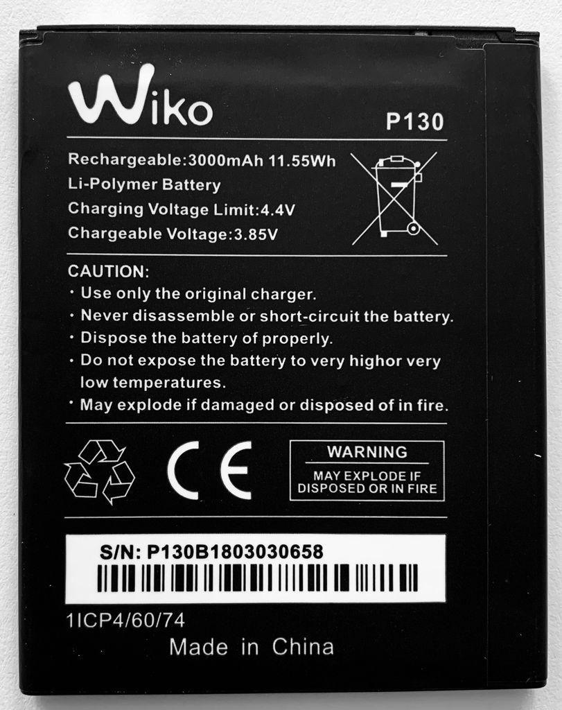 Akku Batterie Wiko für Wiko P130 3000mAh | Kaufland.de