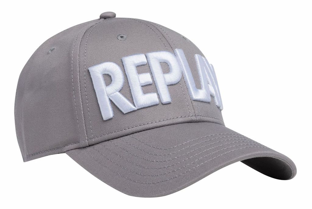 REPLAY Cap Iron Grey - Optical White Kappe | Kaufland.de