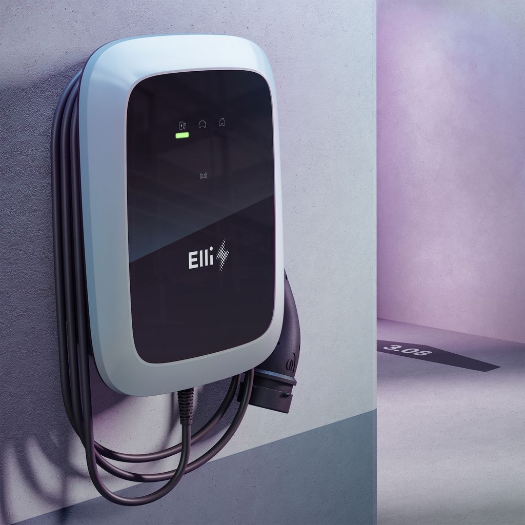Elli Wallbox Blinkt Grun