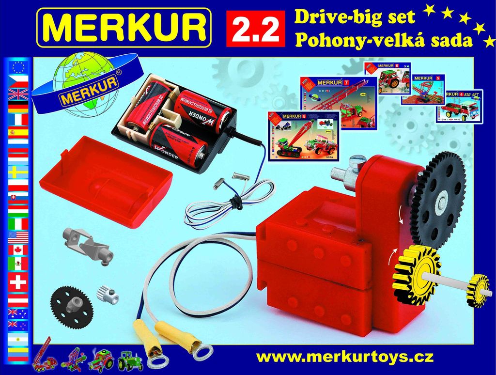 Merkur Toys Stavebnice MERKUR 2.2 Pohony a | Kaufland.cz