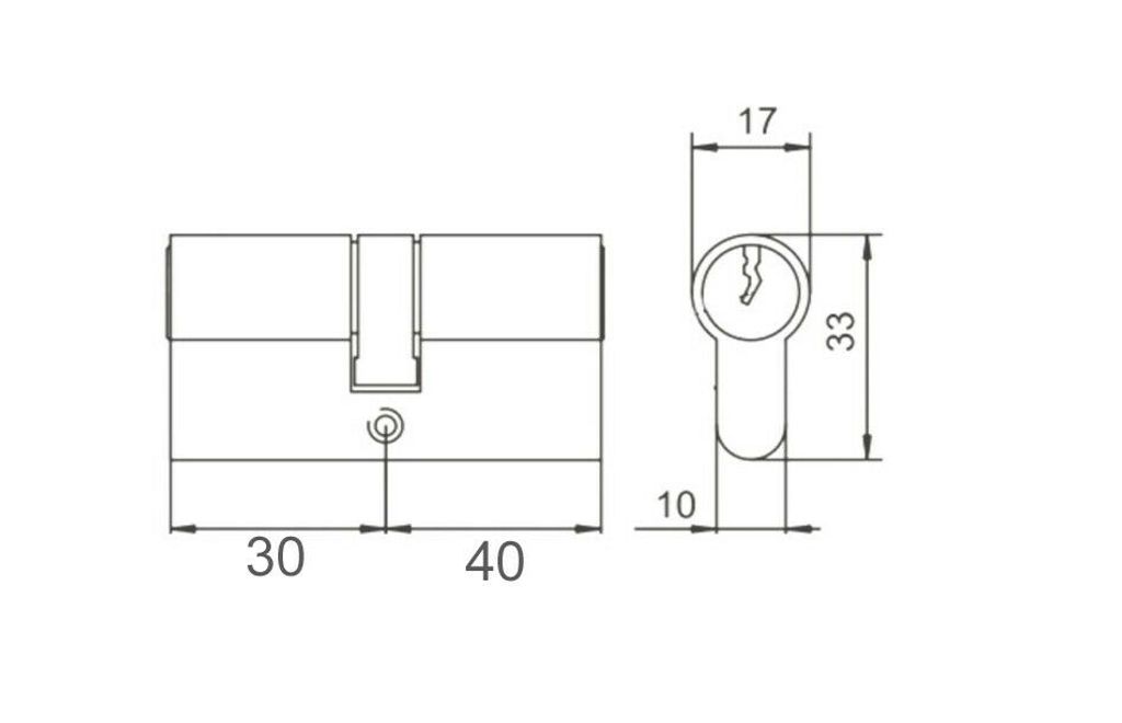 Uzamykacia cylindrická vložka Aqbau® | Kaufland.sk