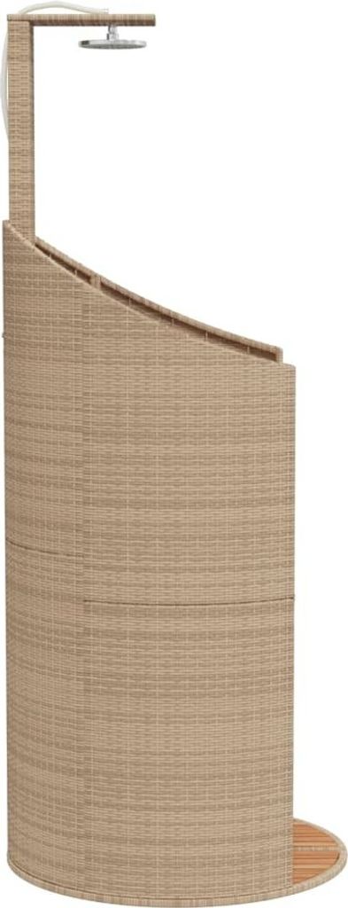 vidaXL Záhradná sprcha béžová 100x100x241,5 | Kaufland.sk