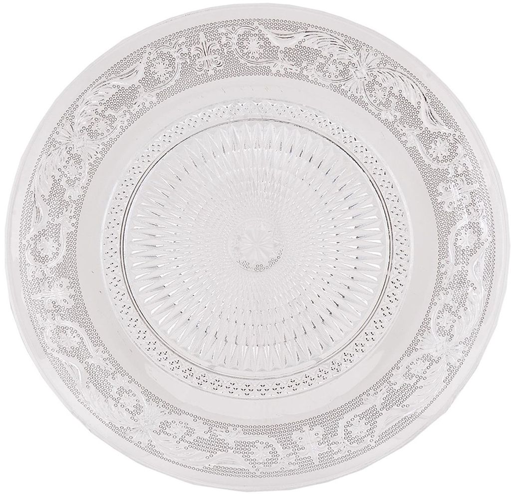 Clayre & Eef Speiseteller Ø 23 cm Glas Rund | Kaufland.de