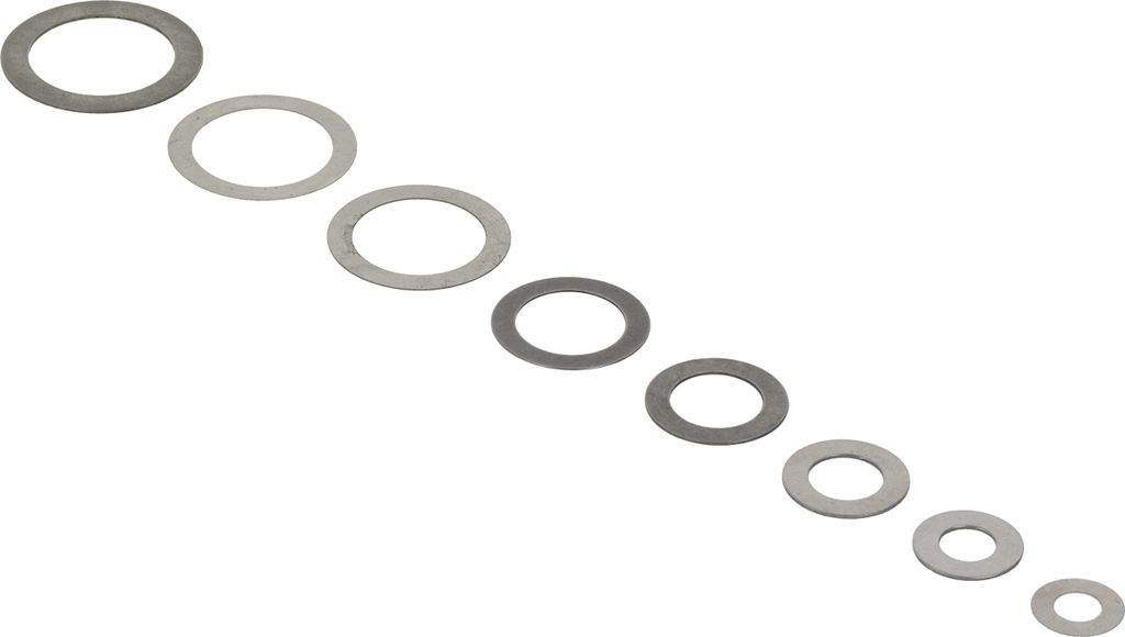 Passscheiben DIN 988 Stahl blank 15 x 21 mm 1,0 mm 10 Stk.