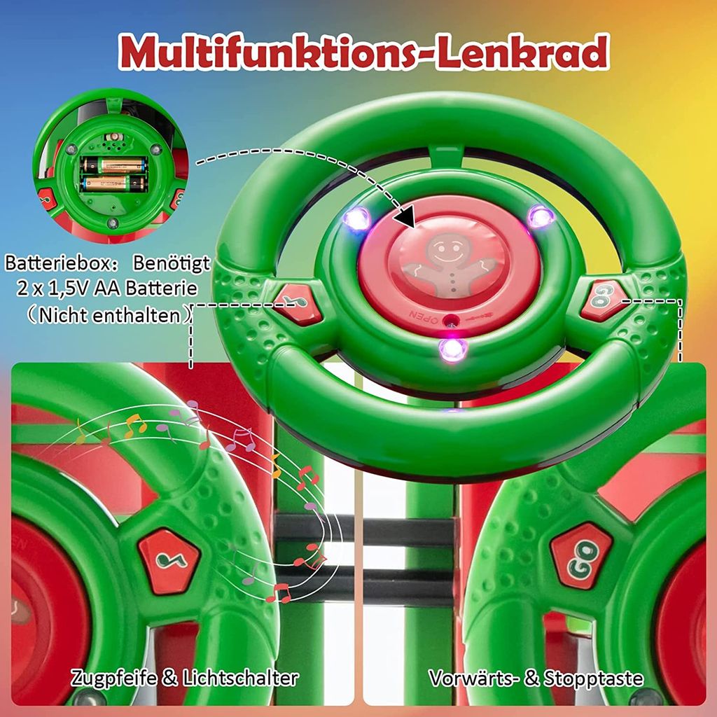 Elektro Zug zum Aufsitzen mit Gleis, 6V | Kaufland.de