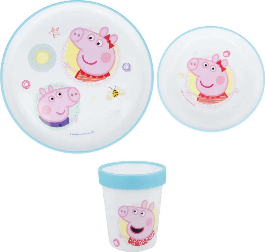 Peppa Wutz Pig George Kinder Geschirr-Set 3 | Kaufland.de