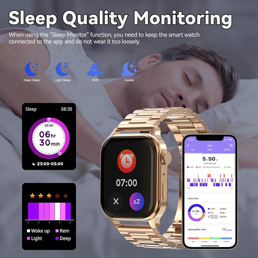 Homailida Smartwatch Herren und Damen mit 2 | Kaufland.de