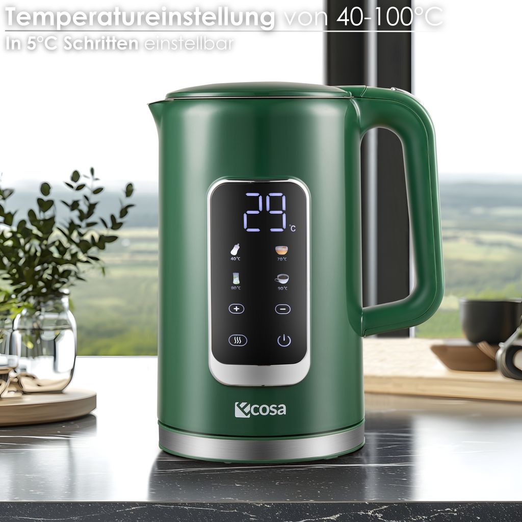 Ecosa Wasserkocher Edelstahl mit | Kaufland.de
