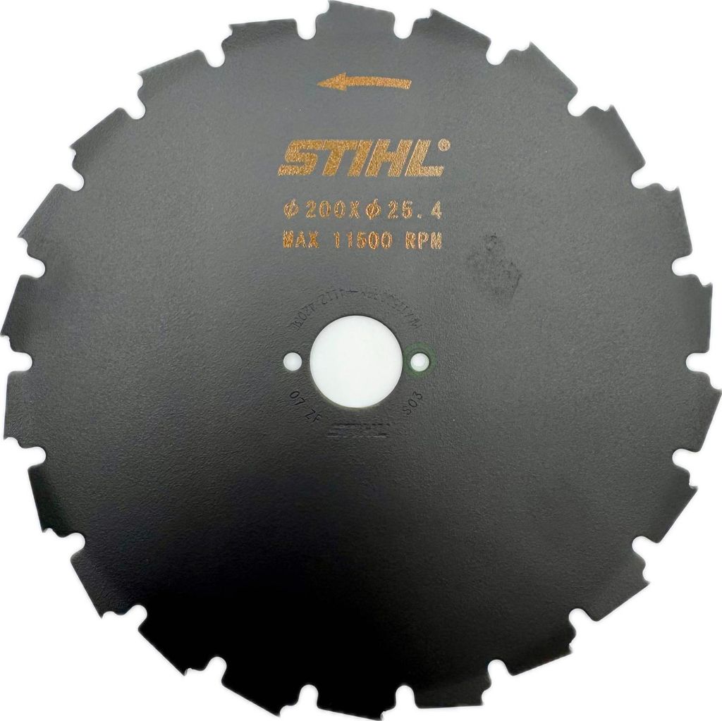 Lama tagliaerba STIHL 200mm x 25,4mm WoodCut 41127134203