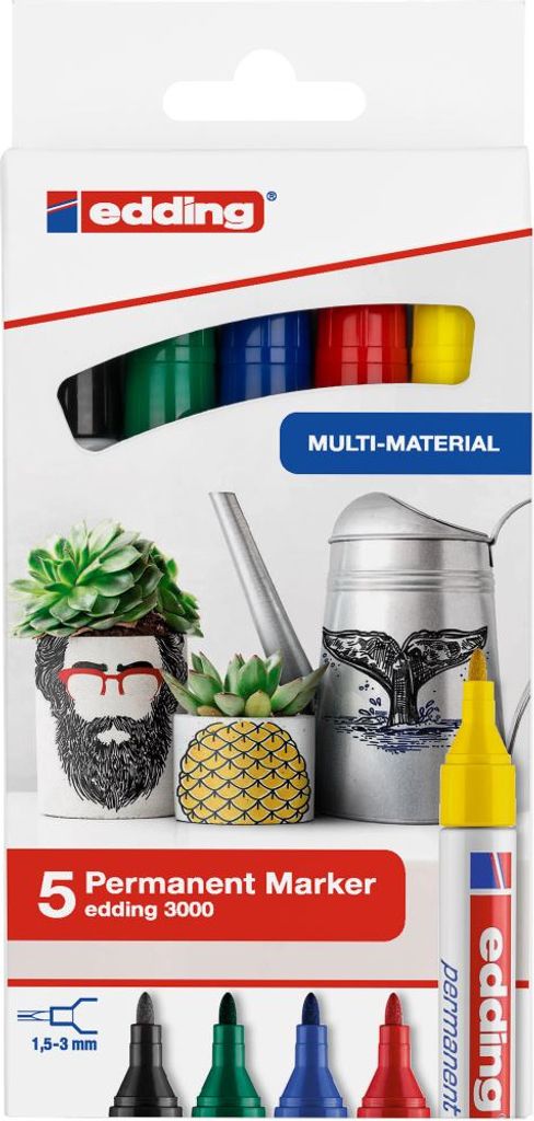 Permanentmarker 5er-Set sortiert basic | Kaufland.de