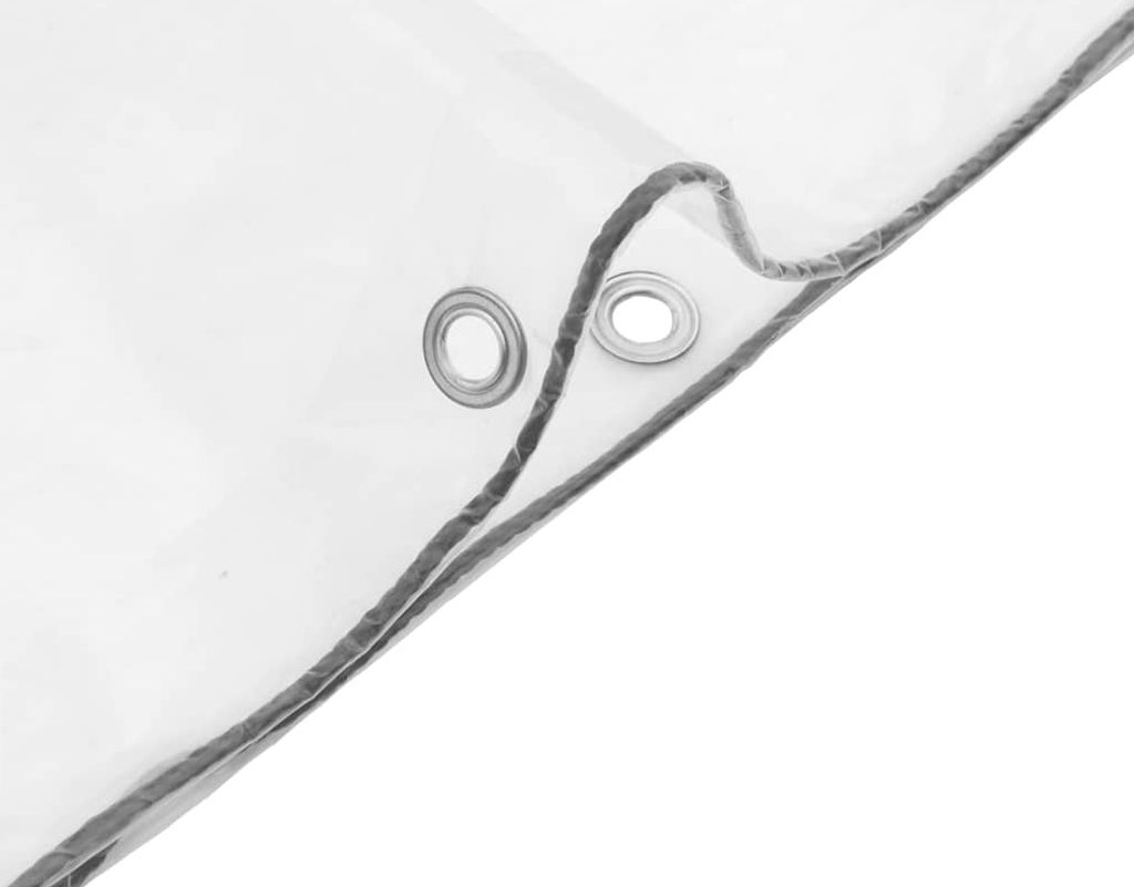 vidaXL Priehľadná plachta s očkami 3x8 m | Kaufland.sk