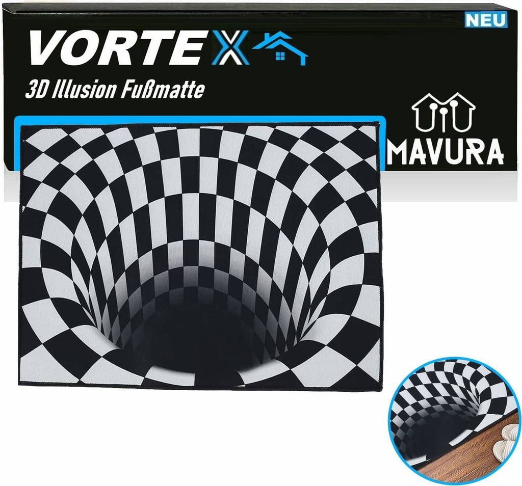 VORTEX 3D Illusion Teppich Fußmatte | Kaufland.de
