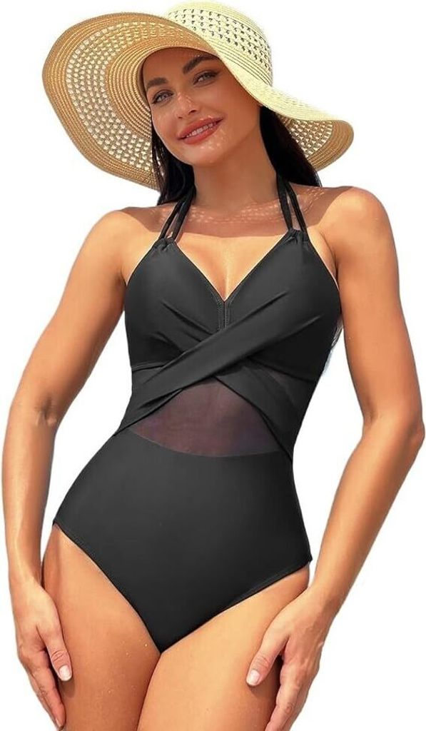 Frauen Wrap Cut Out Ein Stück Badeanzug Hohe | Kaufland.de