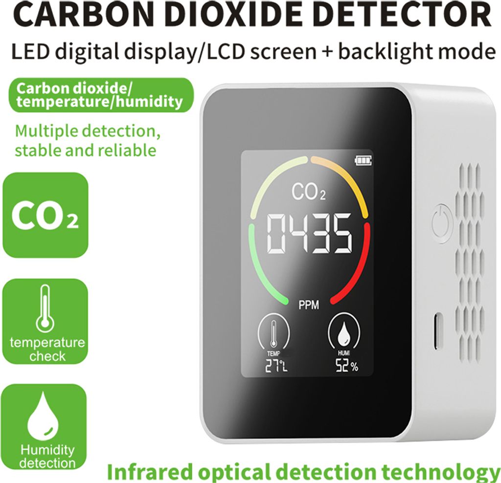 Detektor CO2 Multifunkční termohygrometr | Kaufland.cz