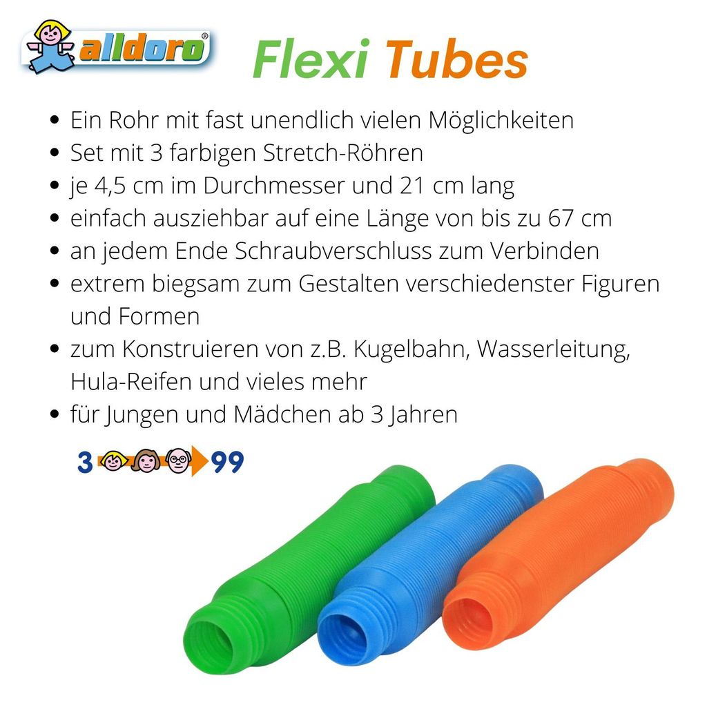 alldoro 60331 - Flexi Tubes | 3 ausziehbare | Kaufland.de