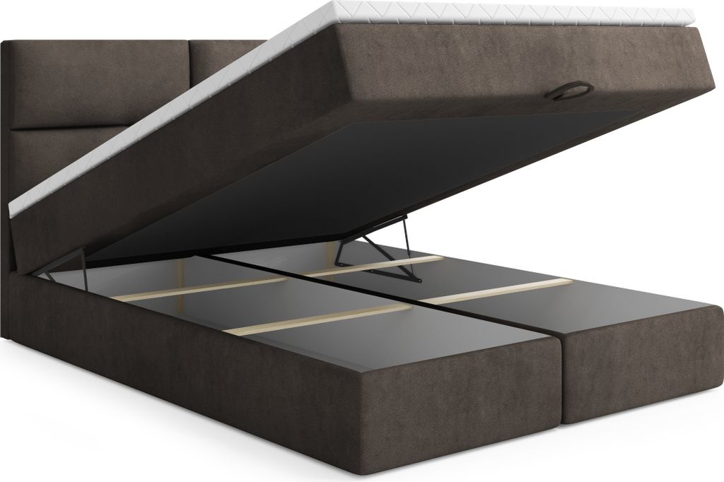 Boxspringbett KEMI, Topper Federkern (120 x | Kaufland.de