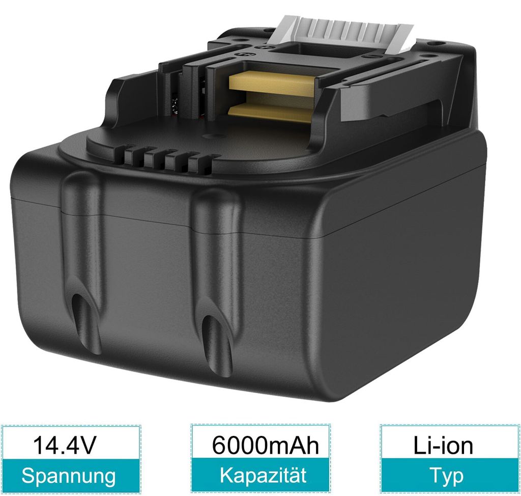 2-Pack 14,4V 6,0Ah Akku Batterie für Makita | Kaufland.de