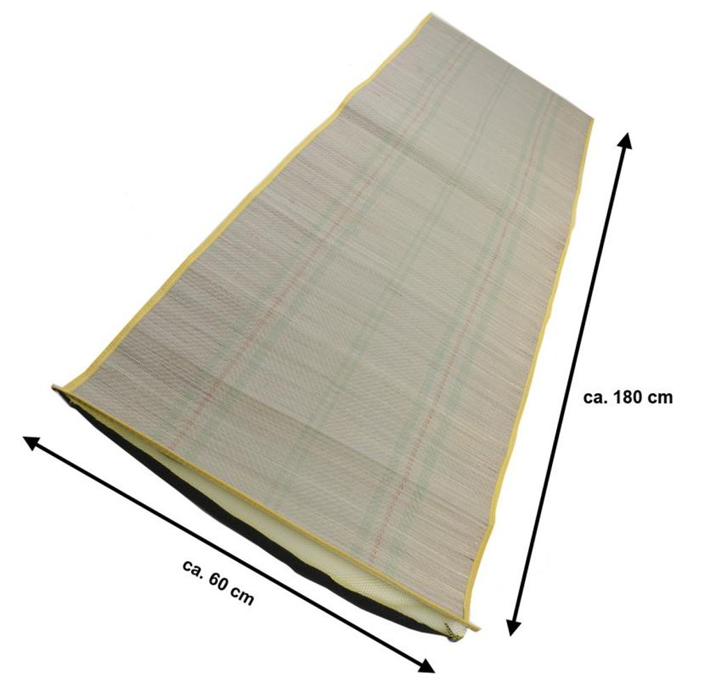 Strandmatte ca. 60 x 180 cm, Bastmatte mit | Kaufland.de